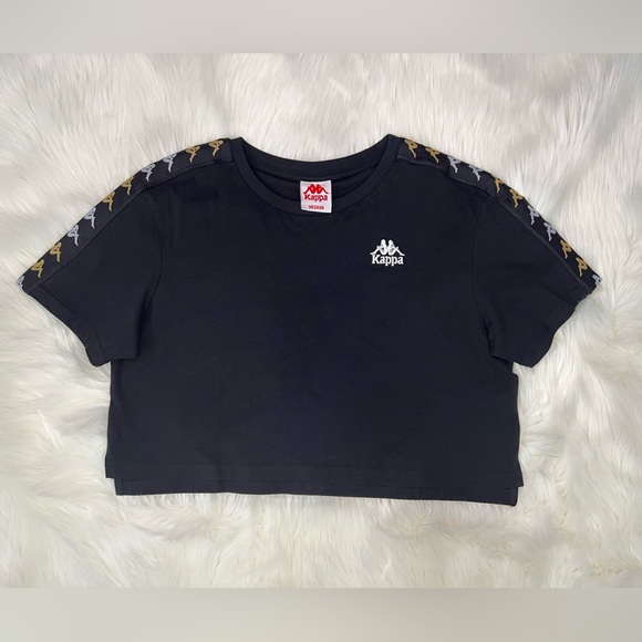 Kappa | Tops | Kappa Black Cropped Top | Poshmark